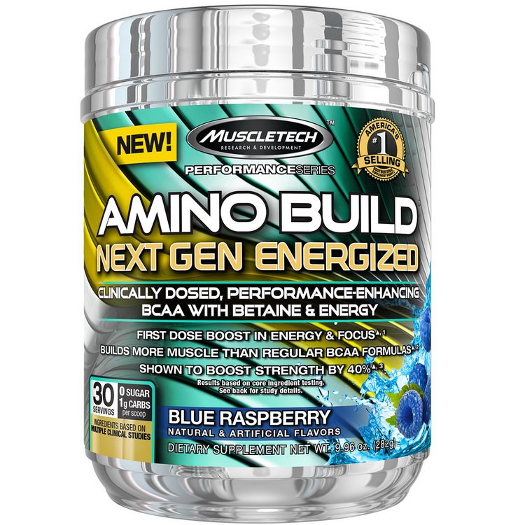 Amino Build Next Gen Energized - Muscletech • Protein.sk